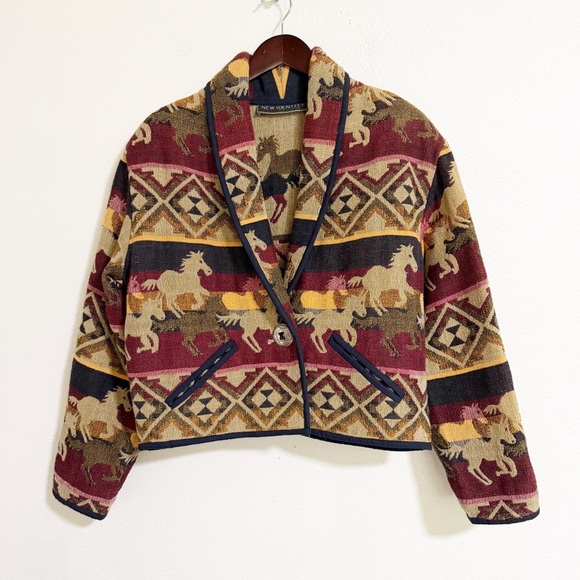 New Identity | Jackets & Coats | Vintage 9s New Identity Running Horses ...